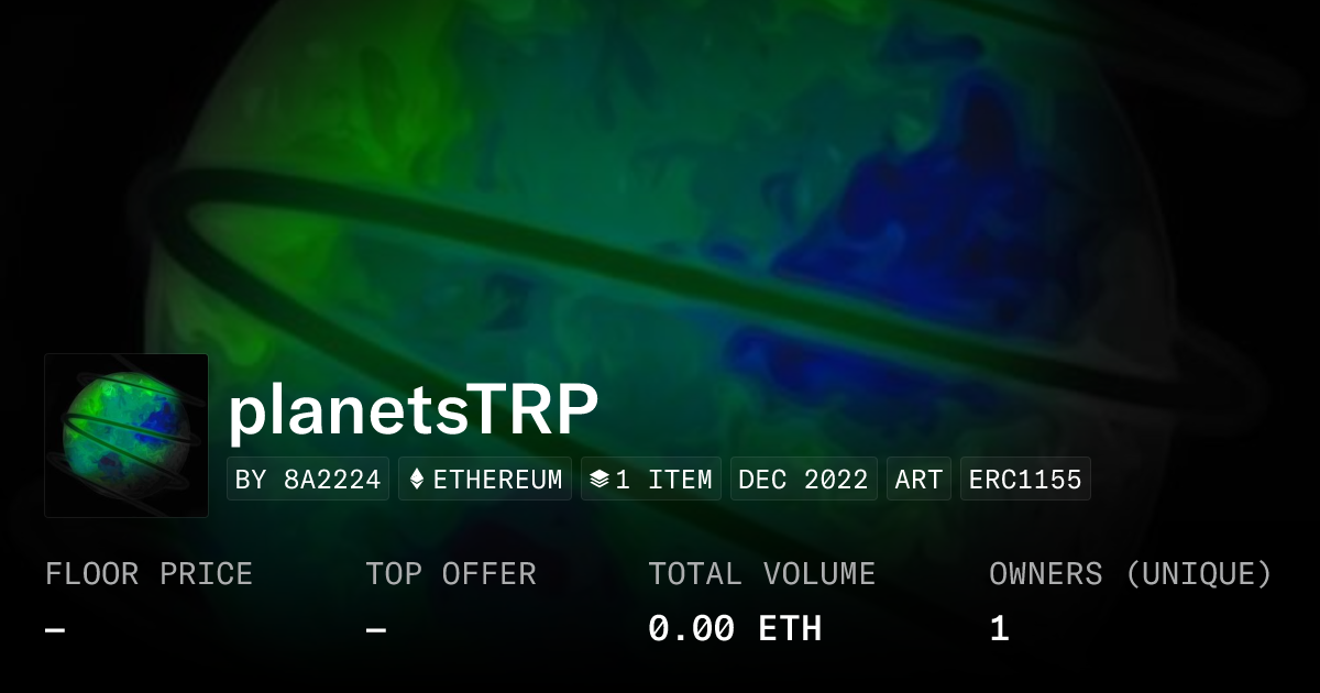 planetsTRP - Collection | OpenSea