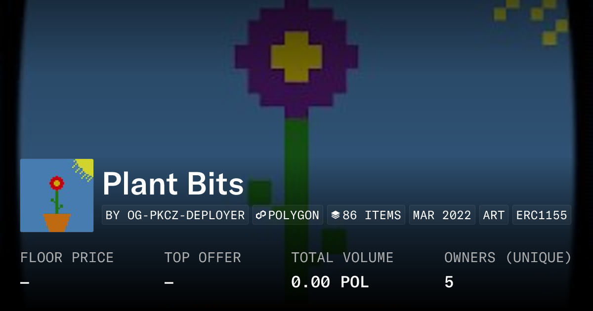 Plant Bits - Collection | OpenSea