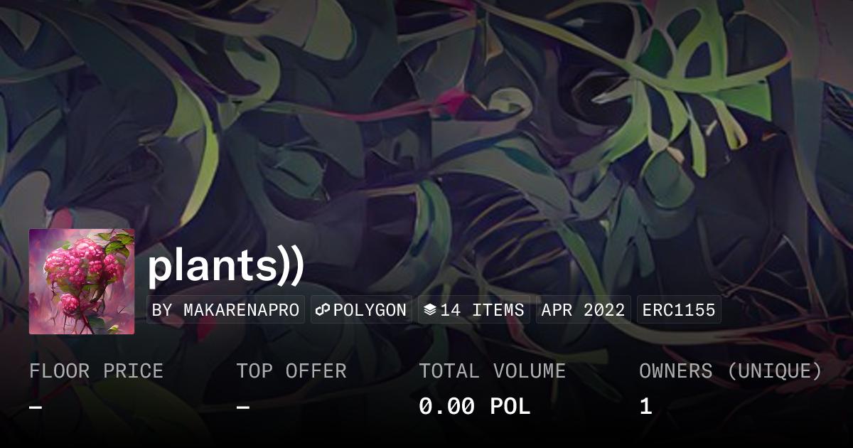 plants)) - Collection | OpenSea