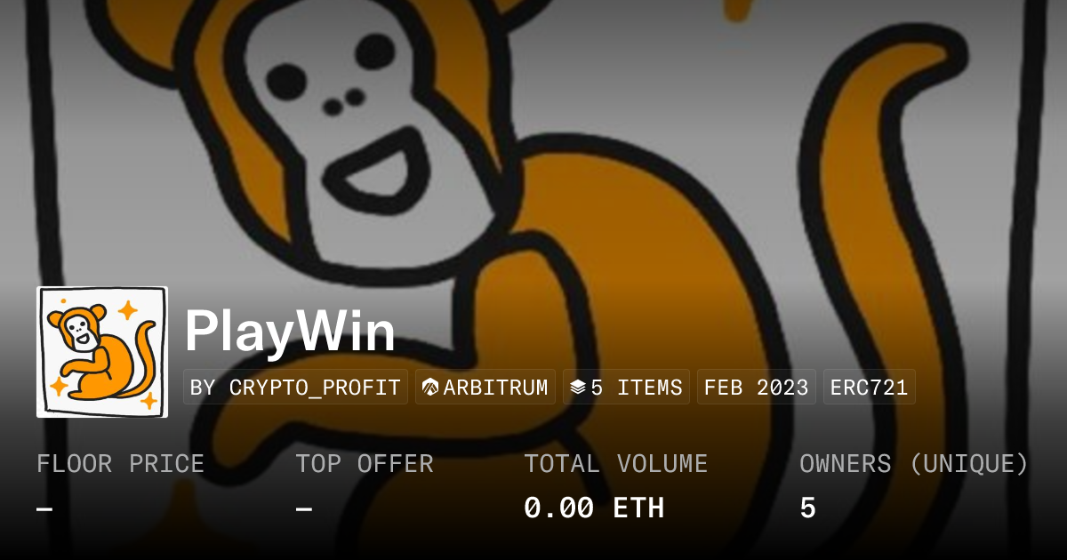 PlayWin - Collection | OpenSea