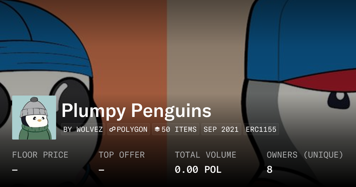 Plumpy Penguins - Collection | OpenSea