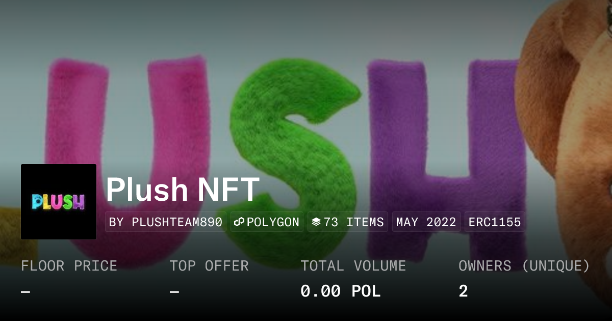 Plush NFT - Collection | OpenSea