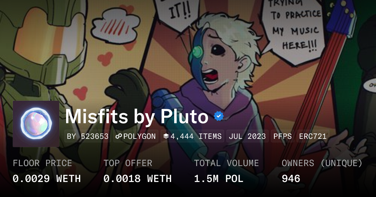 Misfits by Pluto - Collection | OpenSea