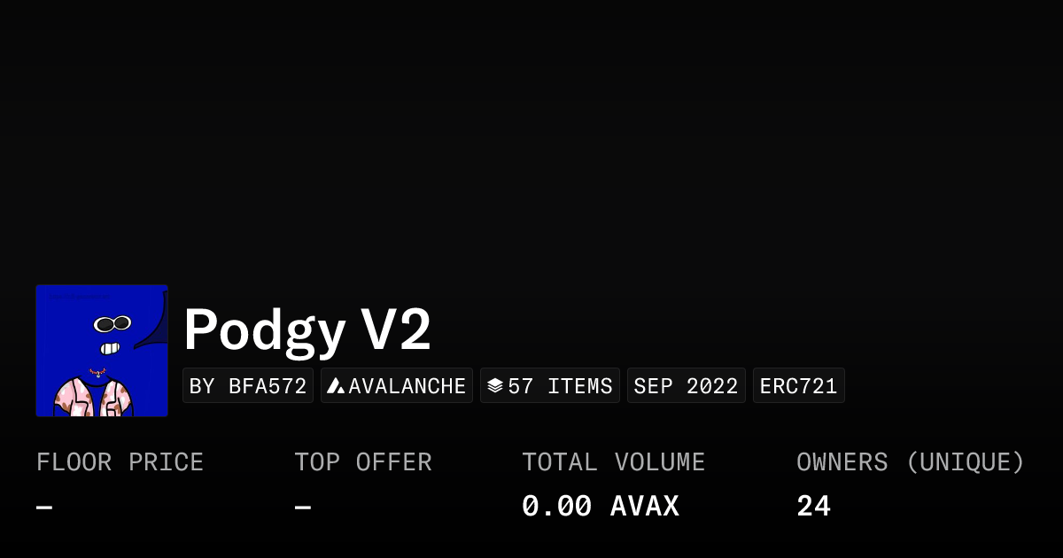 Podgy V2 - Collection | OpenSea