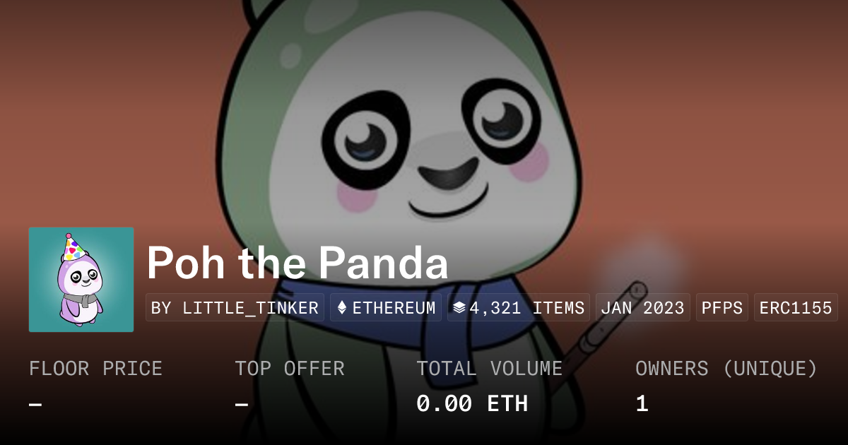 Poh the Panda - Collection | OpenSea