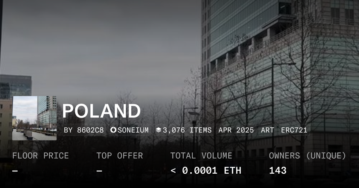 POLAND - Collection | OpenSea