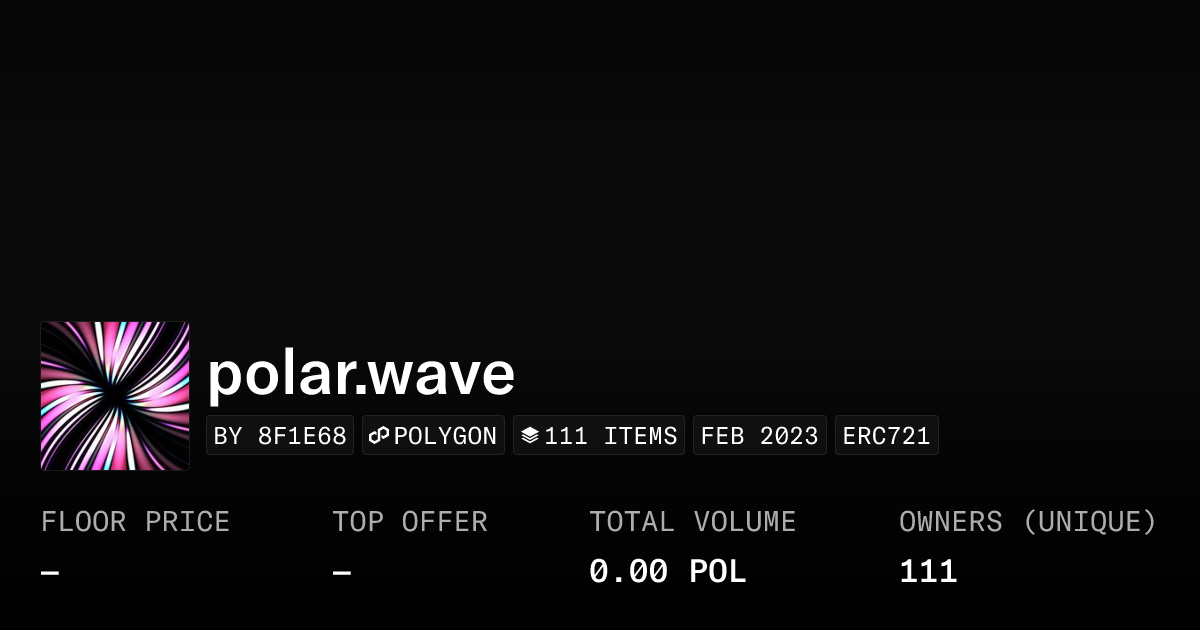 polar.wave - Collection | OpenSea