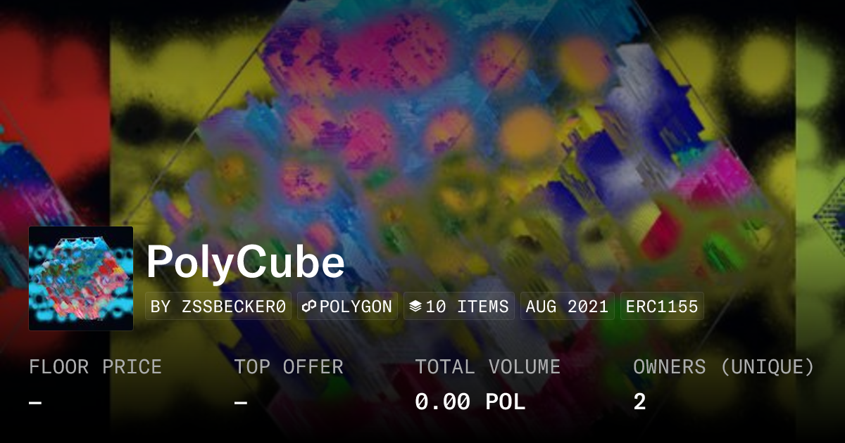 PolyCube - Collection | OpenSea