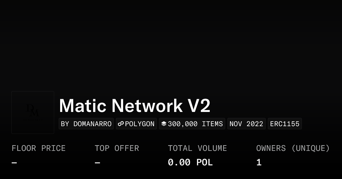 Matic Network V2 - Collection | OpenSea
