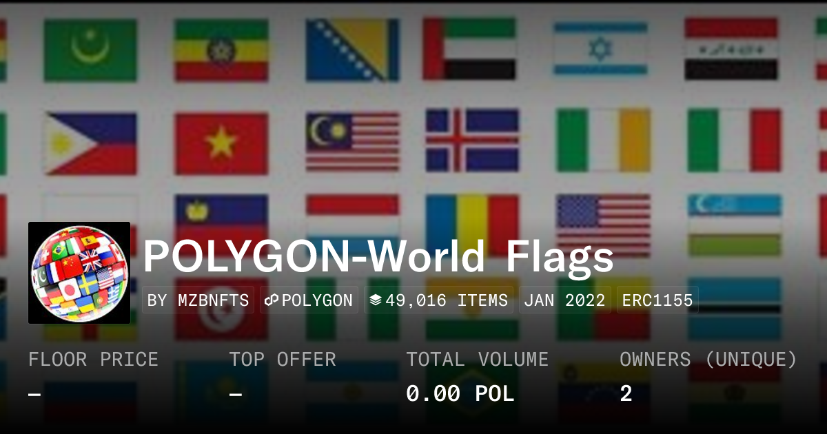 POLYGON-World Flags - Collection | OpenSea