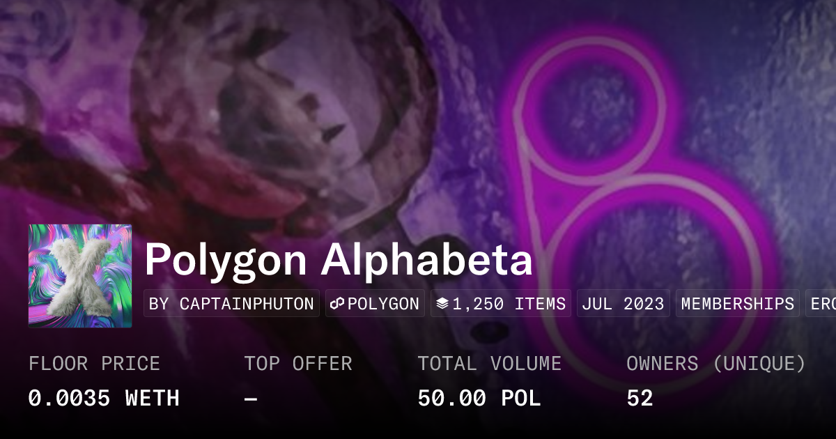 Polygon Alphabeta - Collection | OpenSea