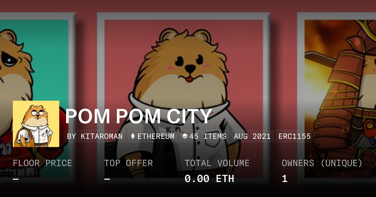POM POM CITY - Collection | OpenSea