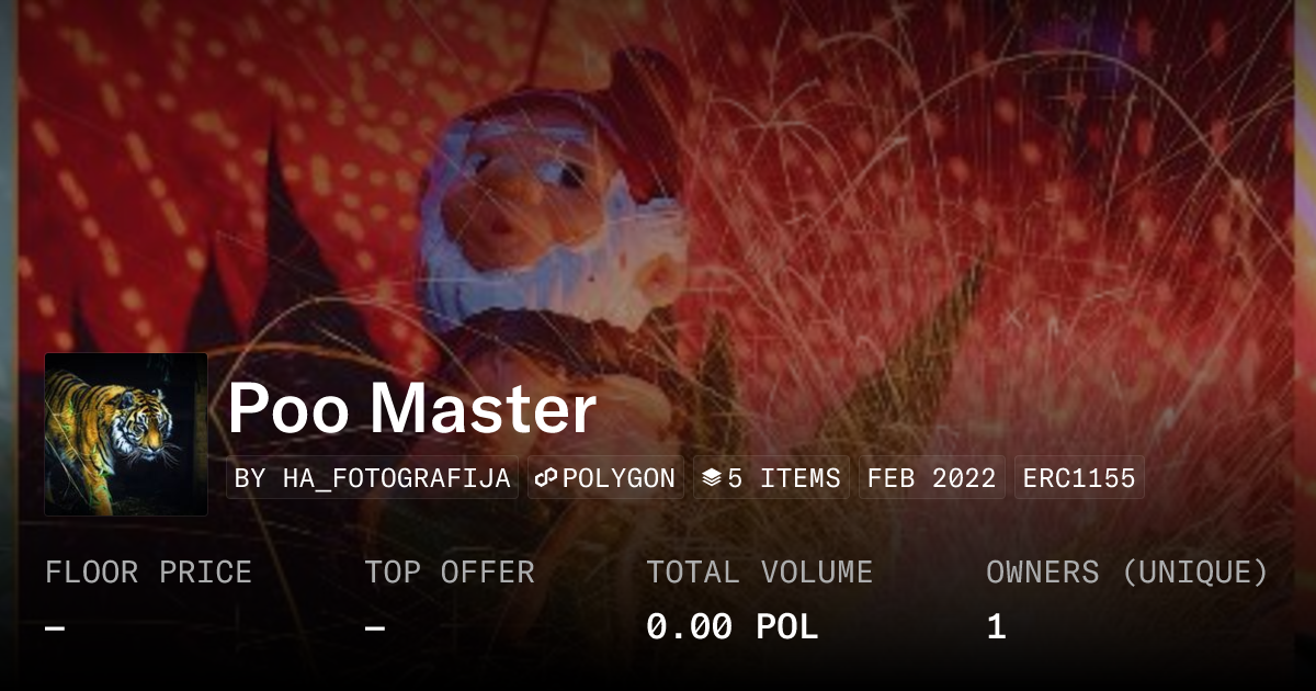 Poo Master - Collection | OpenSea