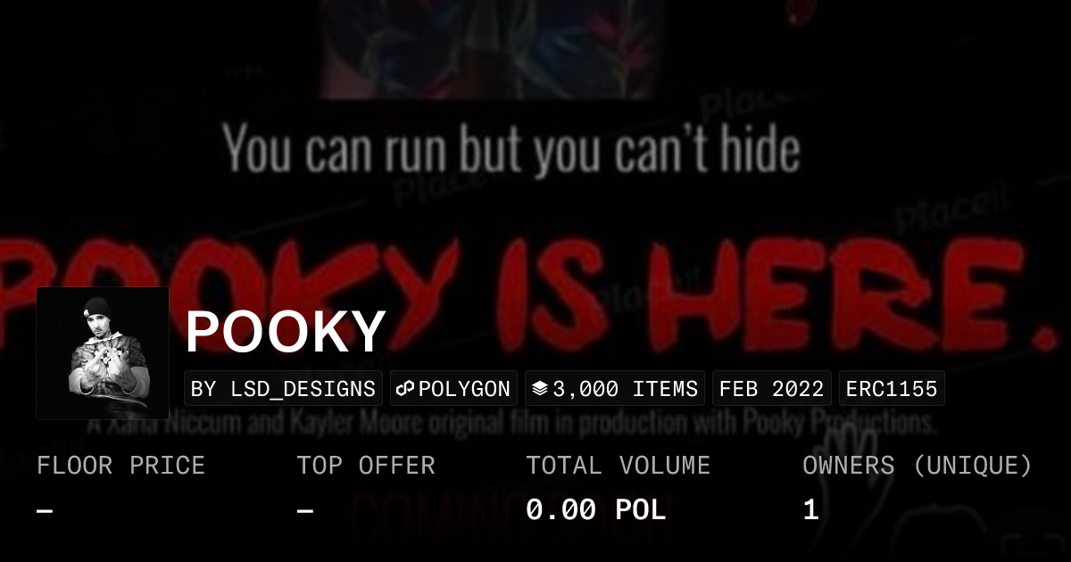 POOKY - Collection | OpenSea