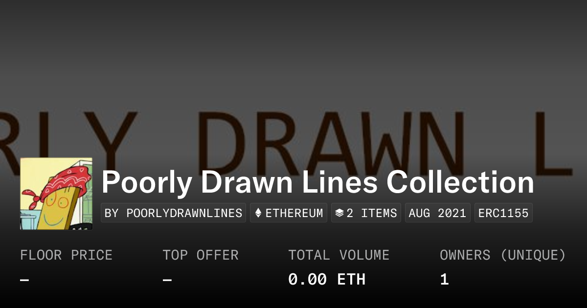 Poorly Drawn Lines Collection - Collection | OpenSea