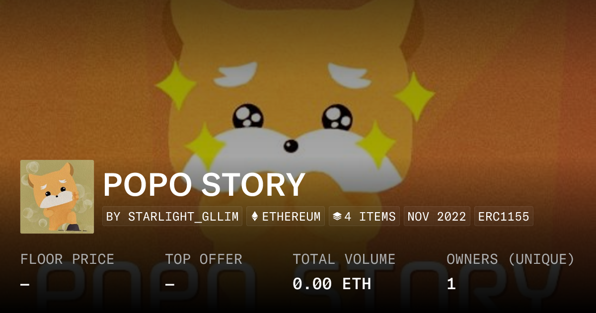 POPO STORY - Collection | OpenSea