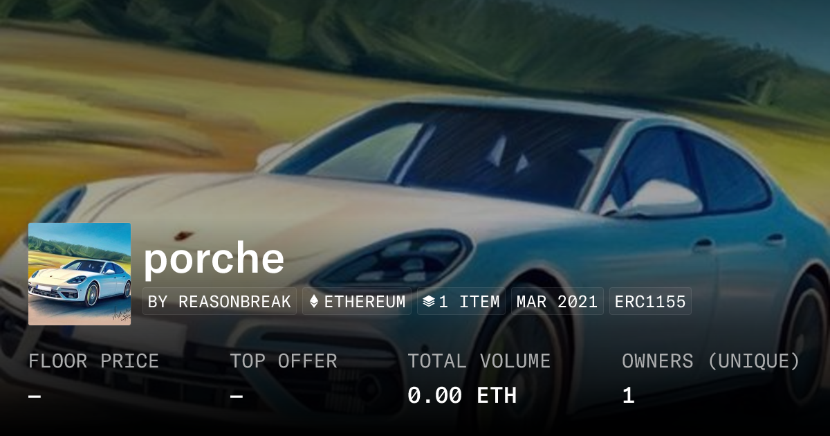 porche - Collection | OpenSea