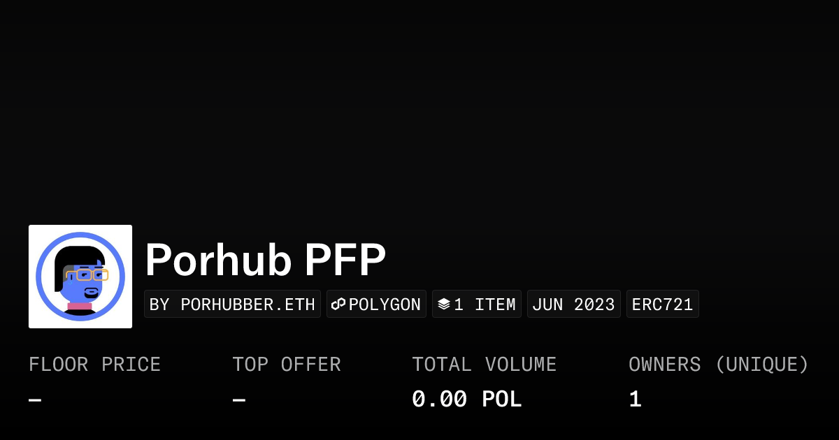 Porhub PFP - Collection | OpenSea