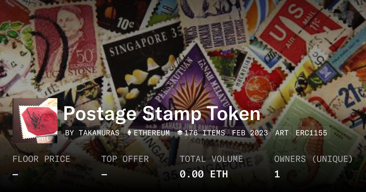 Postage Stamp Token - Collection | OpenSea