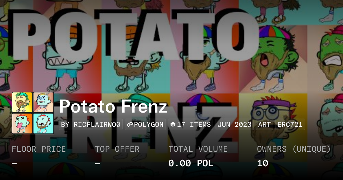 Potato Frenz - Collection | OpenSea