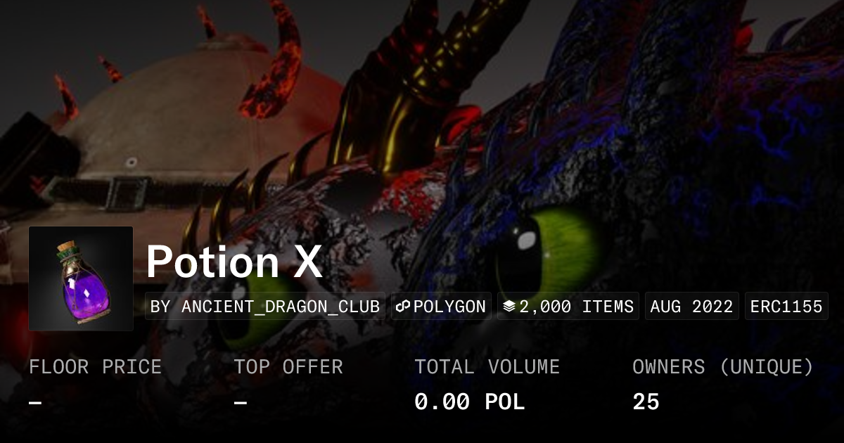 Potion X - Collection | OpenSea