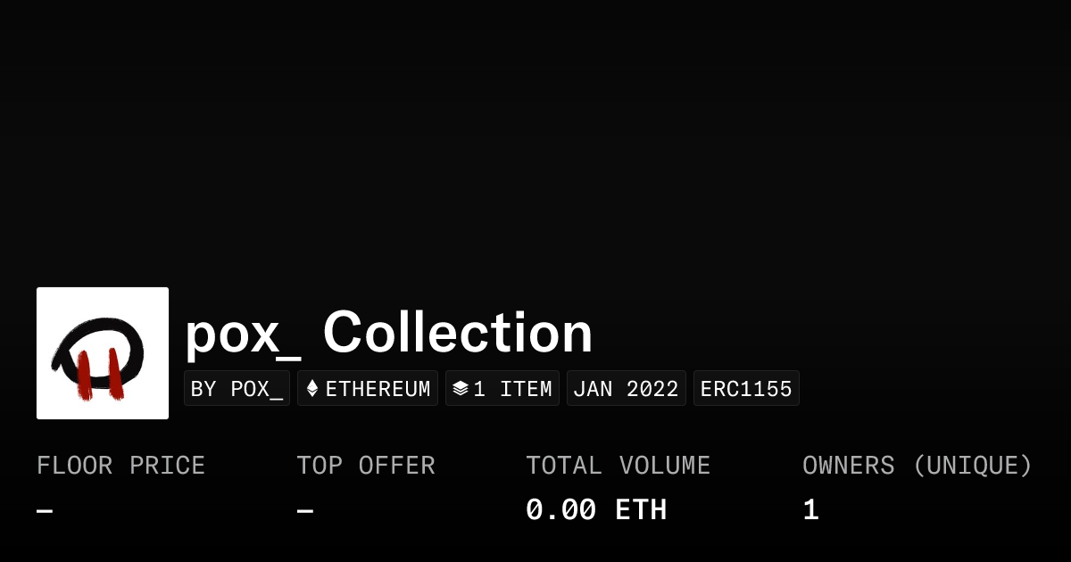 pox_ Collection - Collection | OpenSea