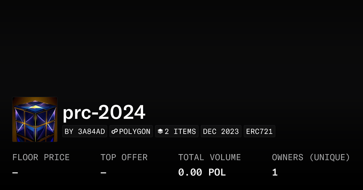 prc-2024 - Collection | OpenSea