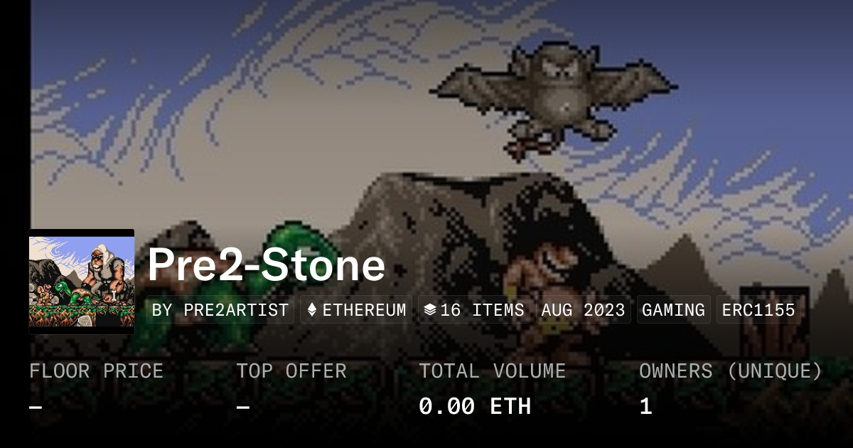 Pre2-Stone - Collection | OpenSea