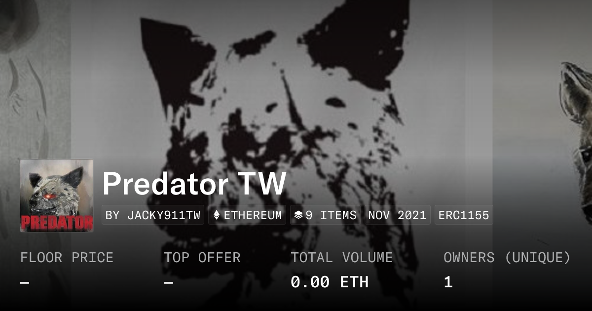 Predator TW - Collection | OpenSea