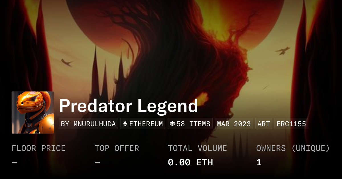 Predator Legend - Collection | OpenSea