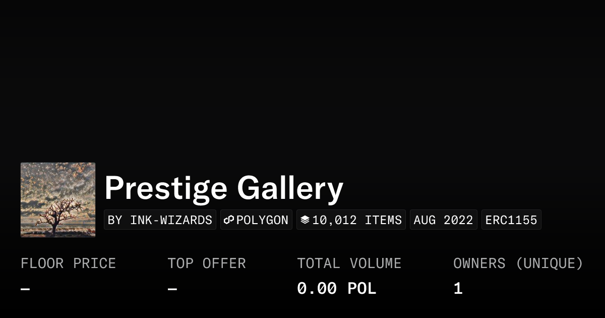 Prestige Gallery - Collection | OpenSea