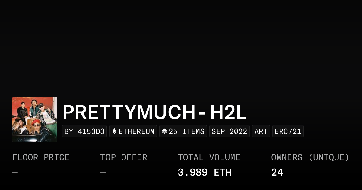 PRETTYMUCH - H2L - Collection | OpenSea