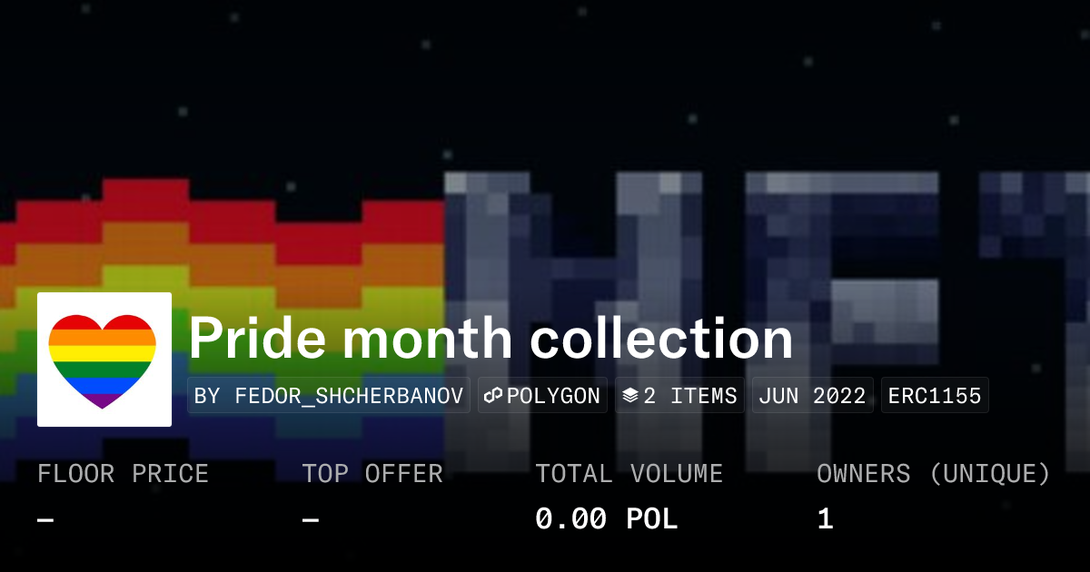Pride month collection - Collection | OpenSea