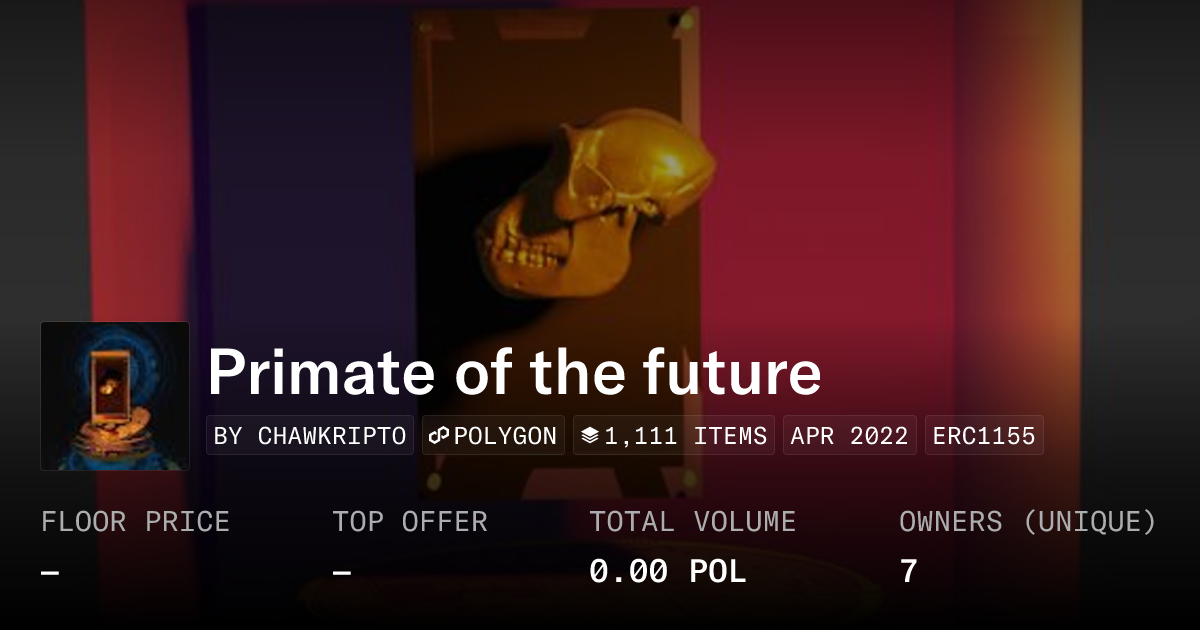 Primate of the future - Collection | OpenSea