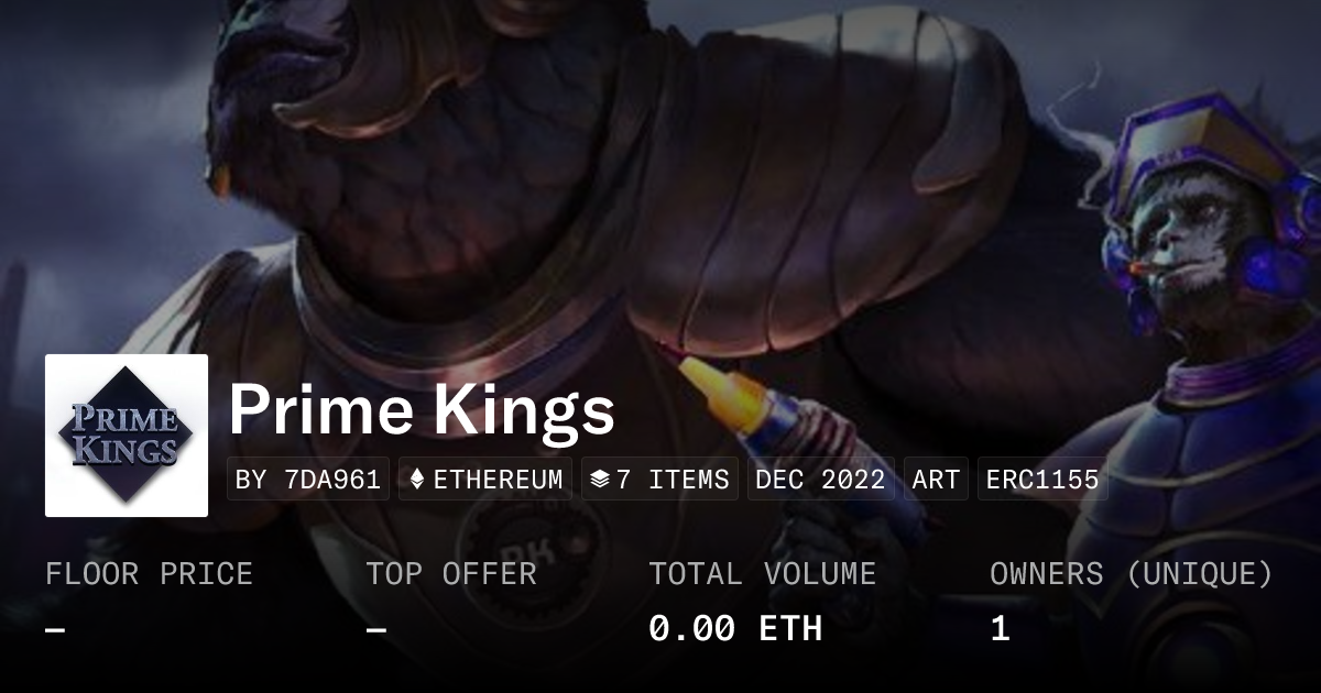 Prime Kings - Collection | OpenSea