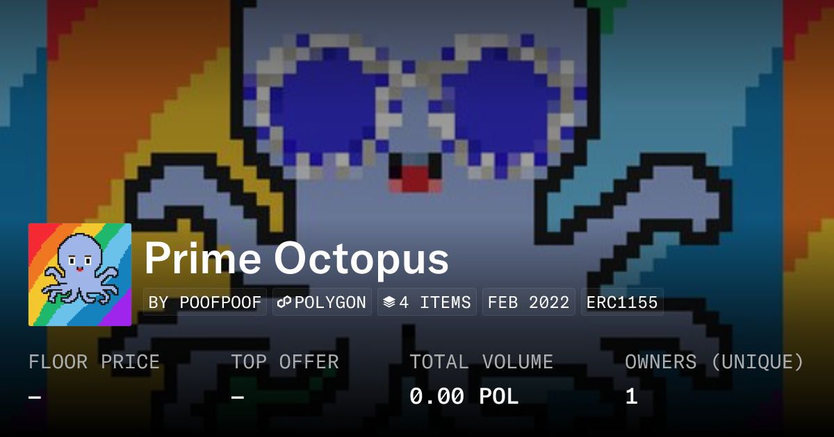 Prime Octopus - Collection | OpenSea