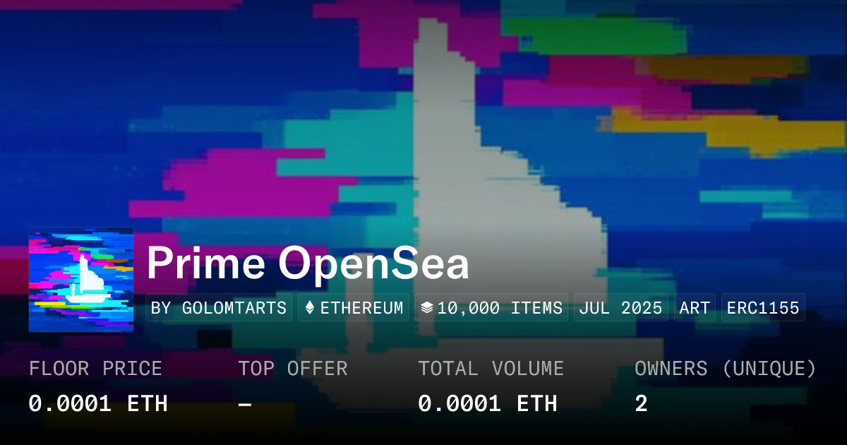 Prime OpenSea - Collection | OpenSea