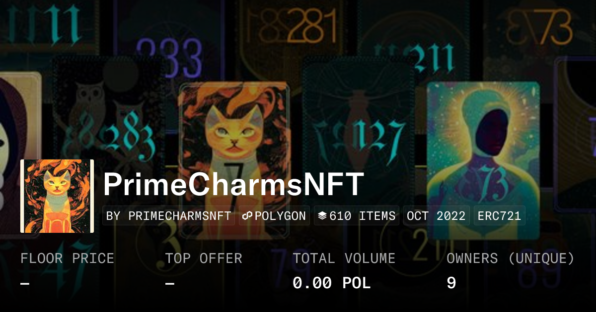 PrimeCharmsNFT - Collection | OpenSea