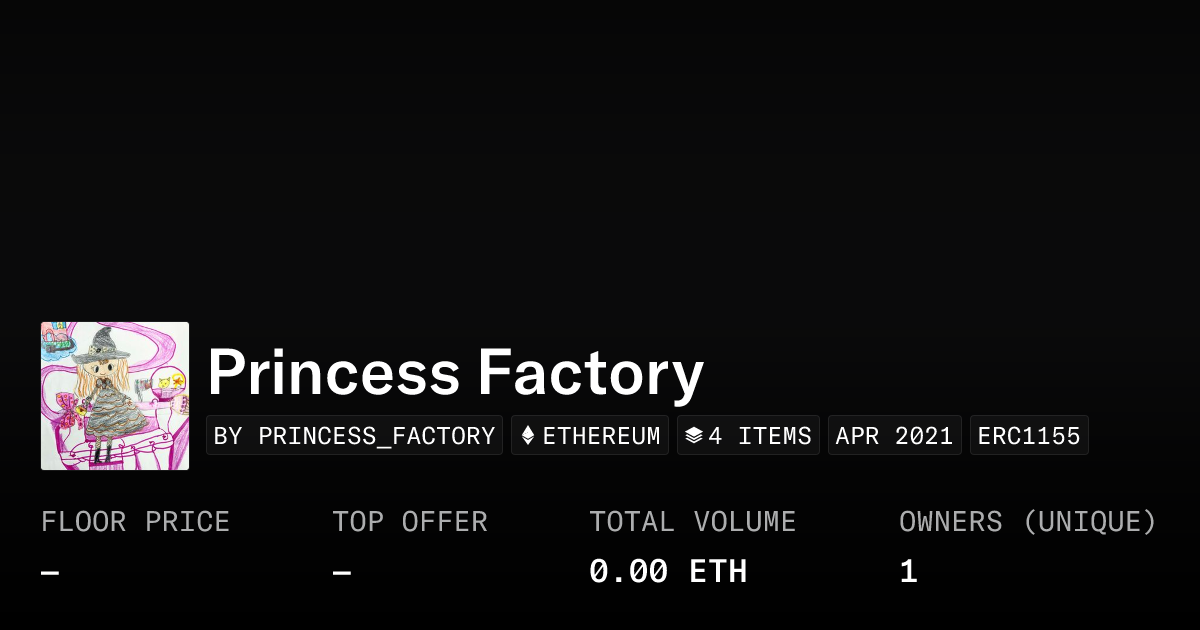 Princess Factory - Collection | OpenSea