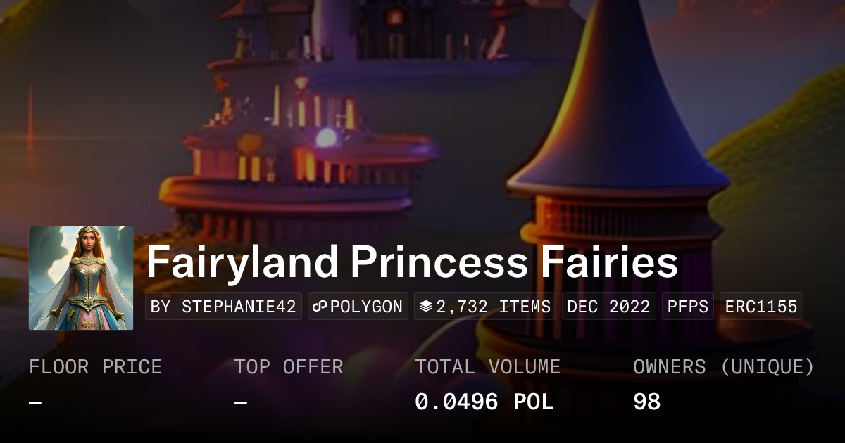 Fairyland Princess Fairies - Collection | OpenSea