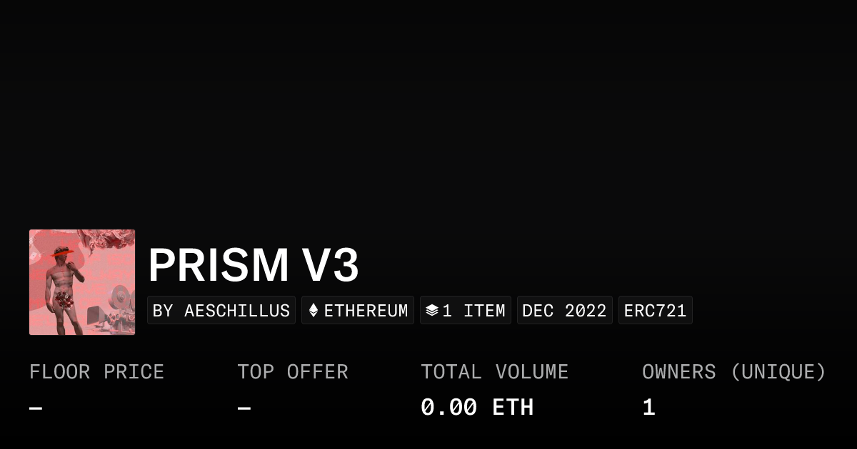 PRISM V3 - Collection | OpenSea