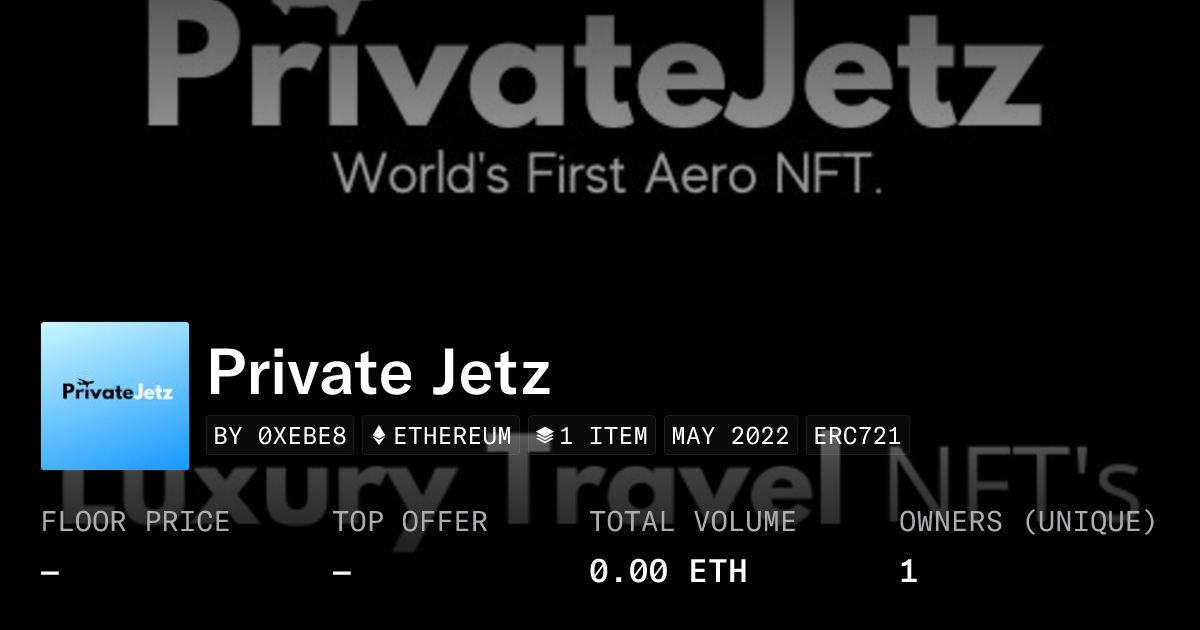 Private Jetz - Collection | OpenSea