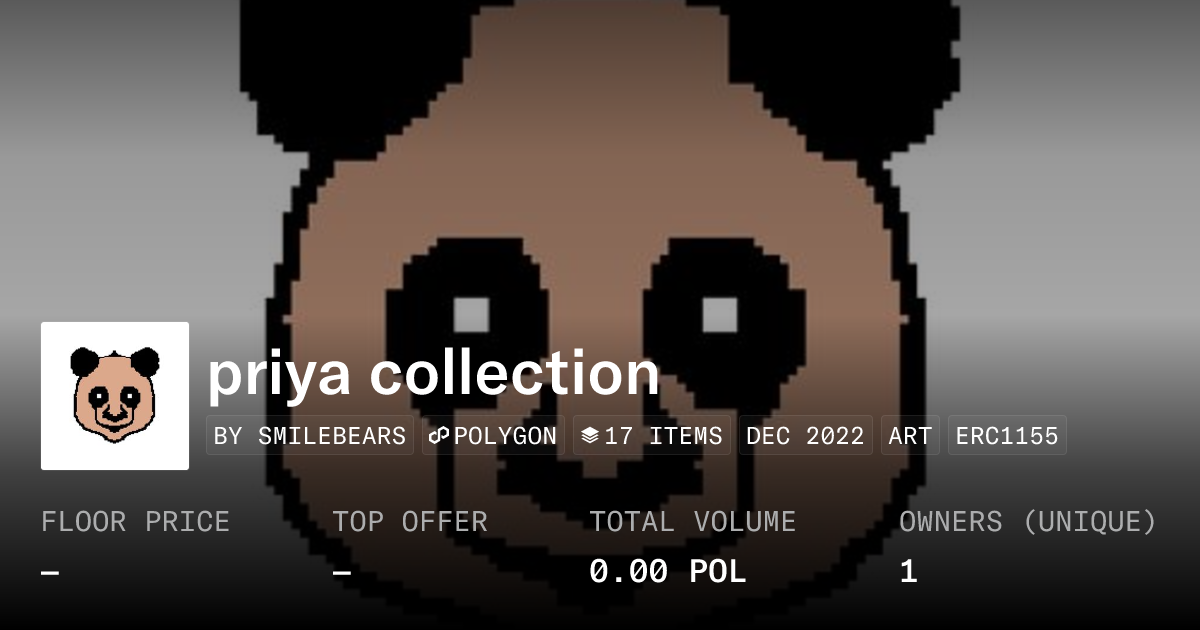 priya collection - Collection | OpenSea