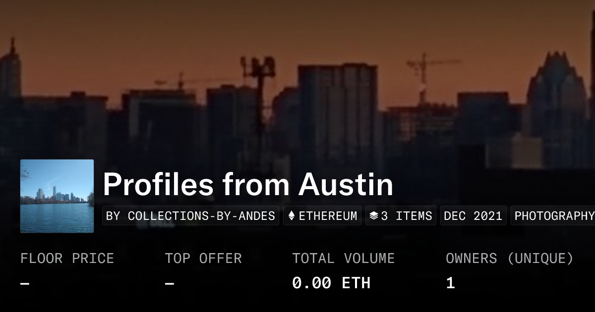 Profiles from Austin - Collection | OpenSea