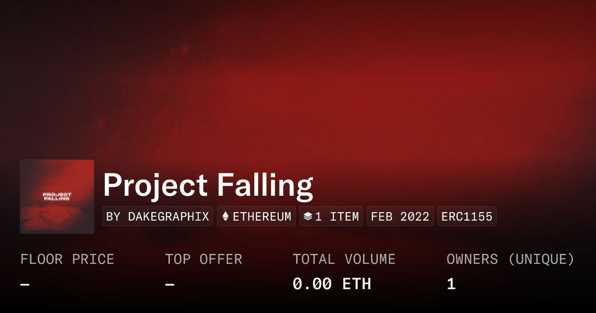 Project Falling - Collection | OpenSea