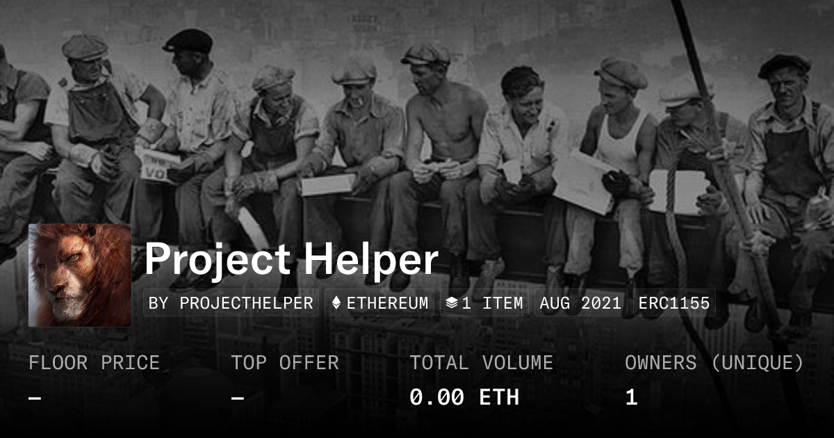 Project Helper - Collection | OpenSea