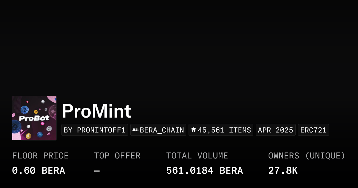 ProMint - Collection | OpenSea