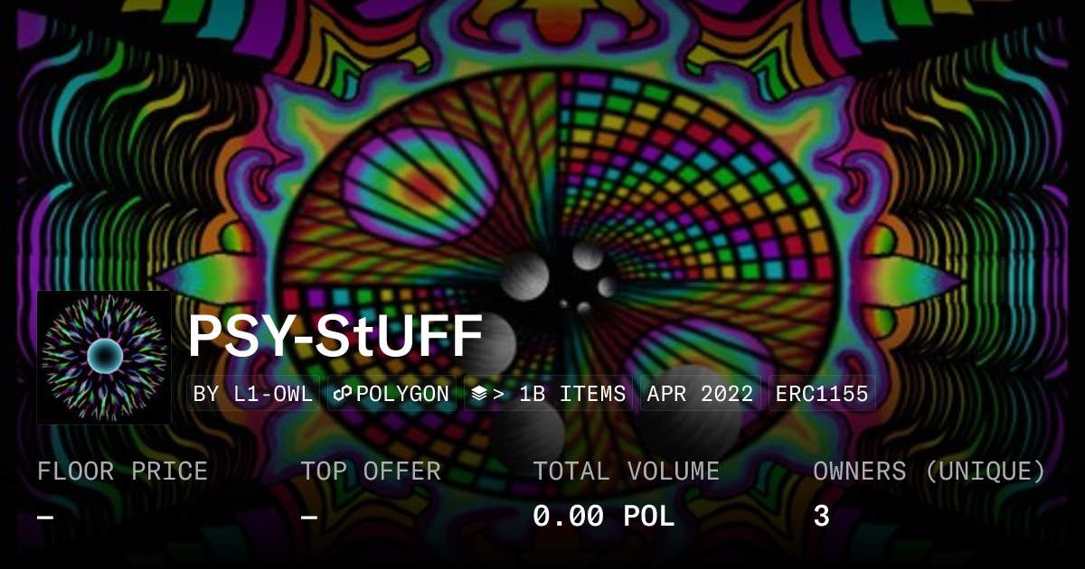 PSY-StUFF - Collection | OpenSea