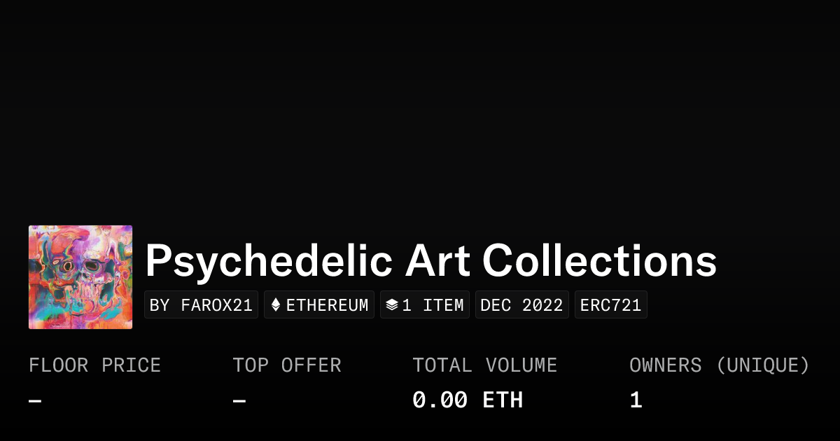 Psychedelic Art Collections - Collection | OpenSea