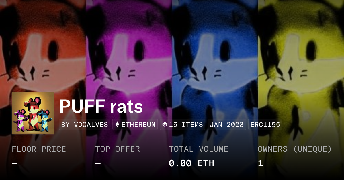 PUFF rats - Collection | OpenSea